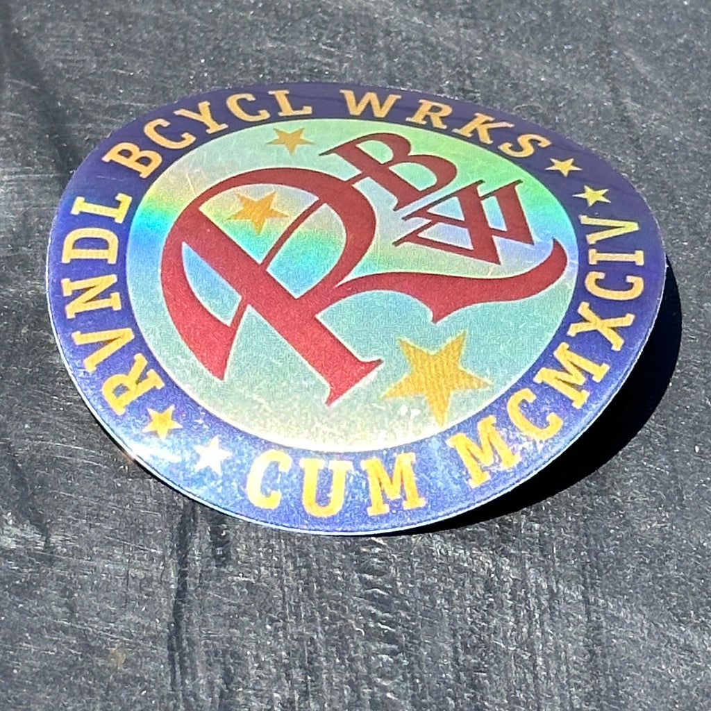 RBW Sparkly Reflective Sticker – Rivendell Bicycle Works