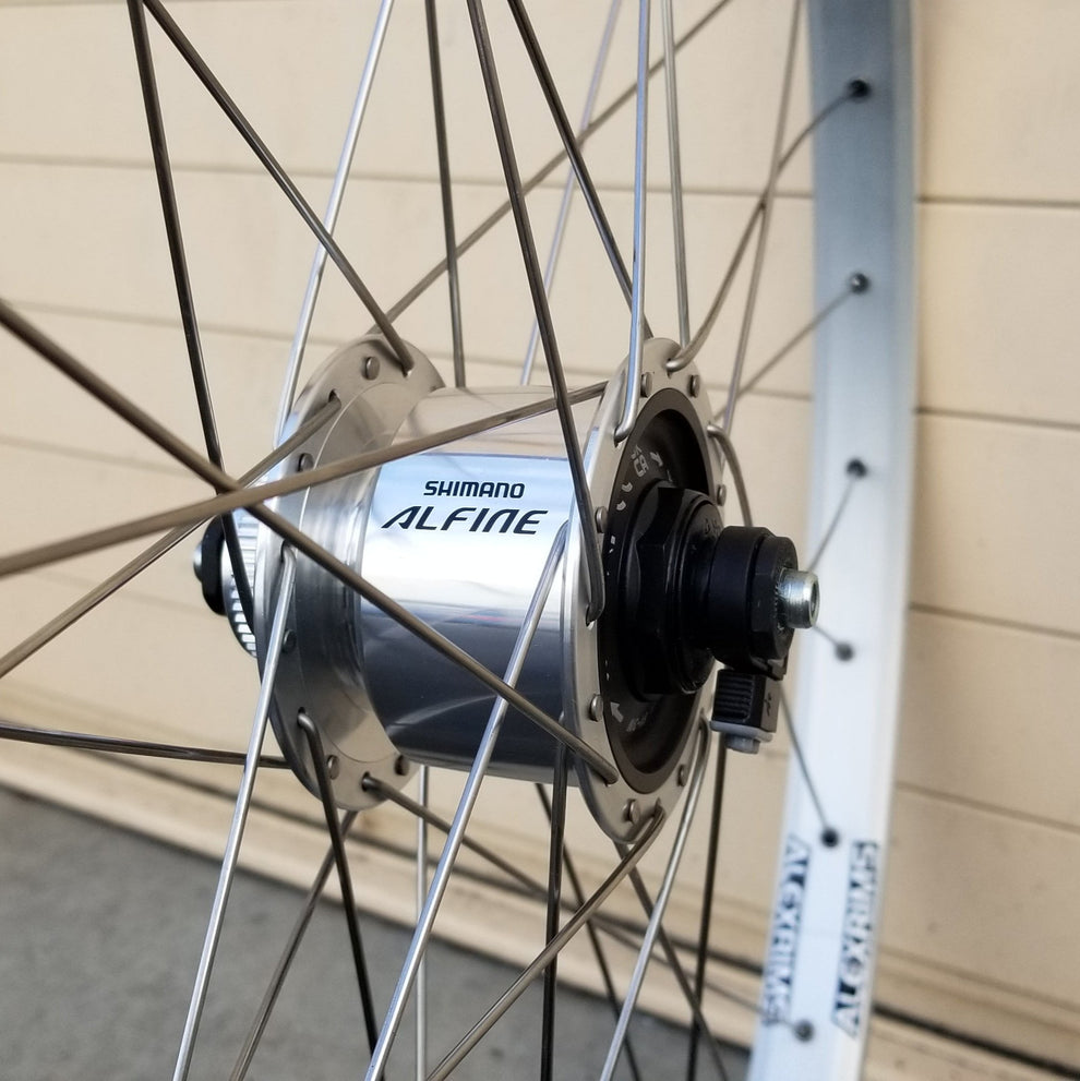 Shimano Alfine DH-S501 dynamo hub, silver – Rivendell Bicycle Works