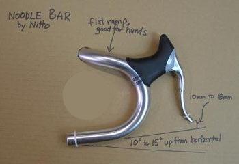 Handlebar - Nitto Noodle (B177) - 25.4 – Rivendell Bicycle Works