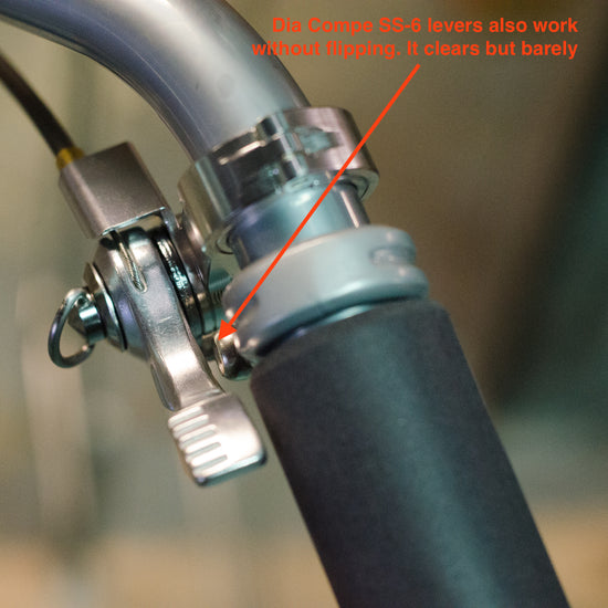 Shifter Mount - Silver Thumb Shifter Handlebar Clamp(each) – Rivendell ...